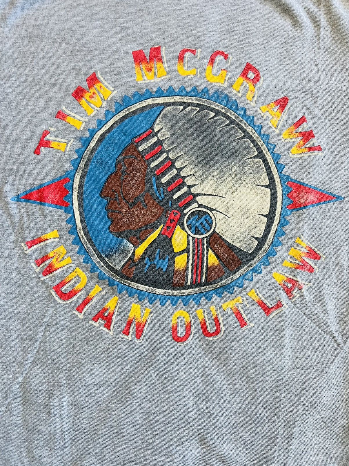Band Tees × Rock Tees × Streetwear Tim McGraw Indian Outlaw T-shirt ...