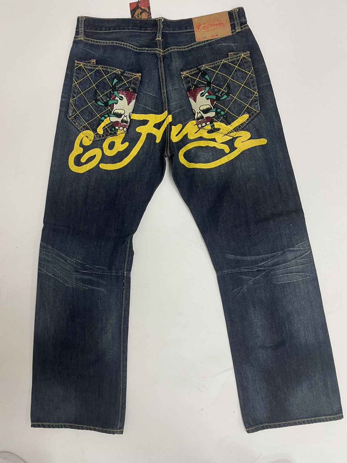 Ed Hardy × Streetwear × Vintage NEW Ed Hardy Vintage Jeans Embroidery ...