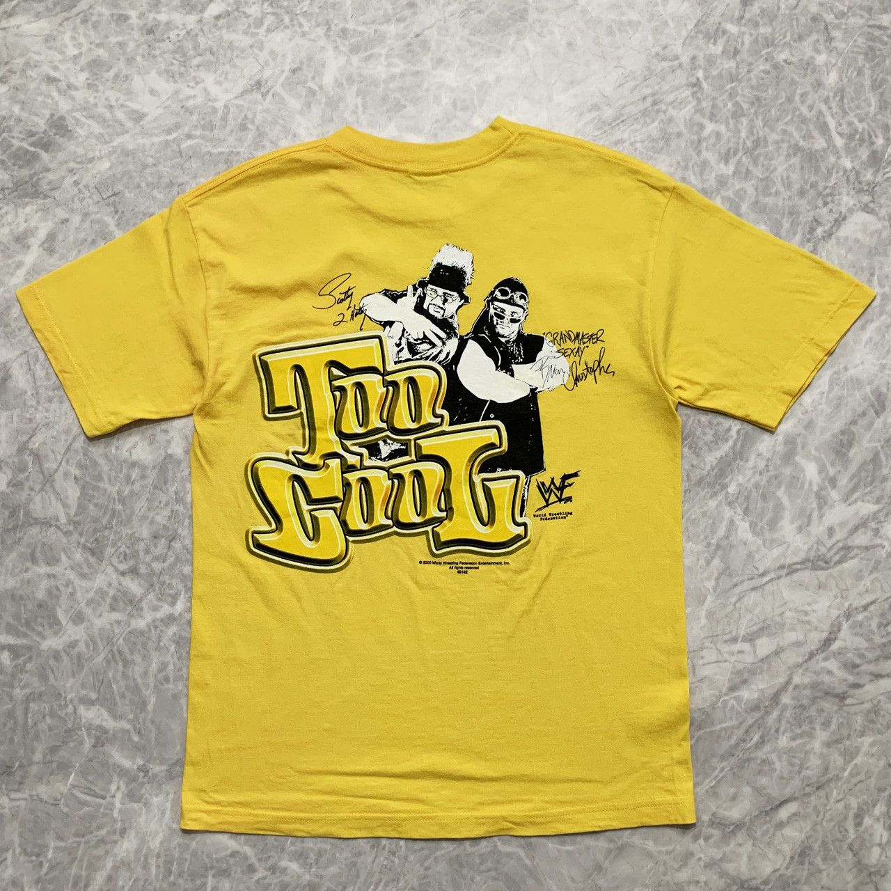 Vintage VTG WWF 2000 TOO COOL KICK IT AAA T-SHIRT | Grailed