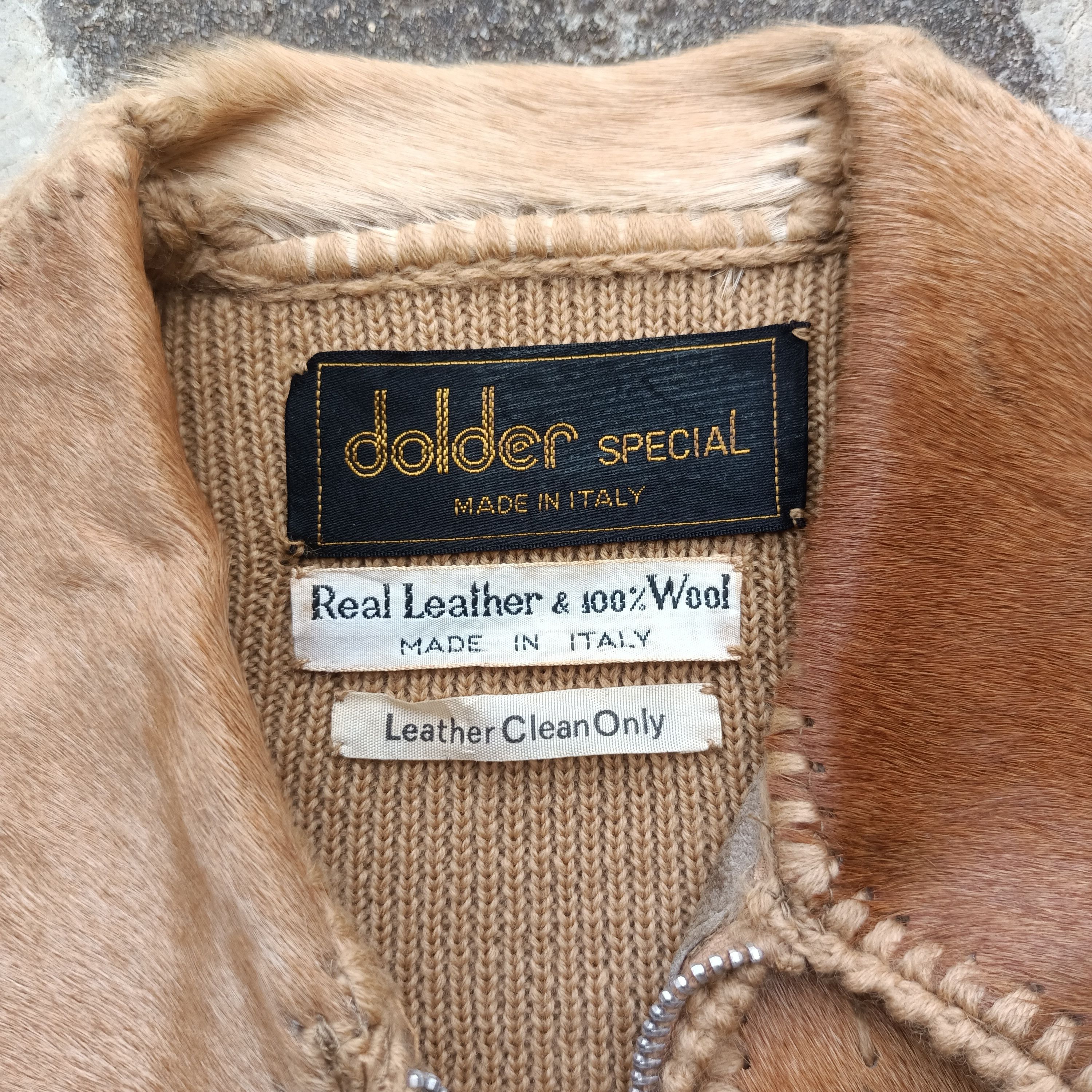Vintage Rare💥 Vintage Dolder Special Horse Hair Fur Leather Knit | Grailed
