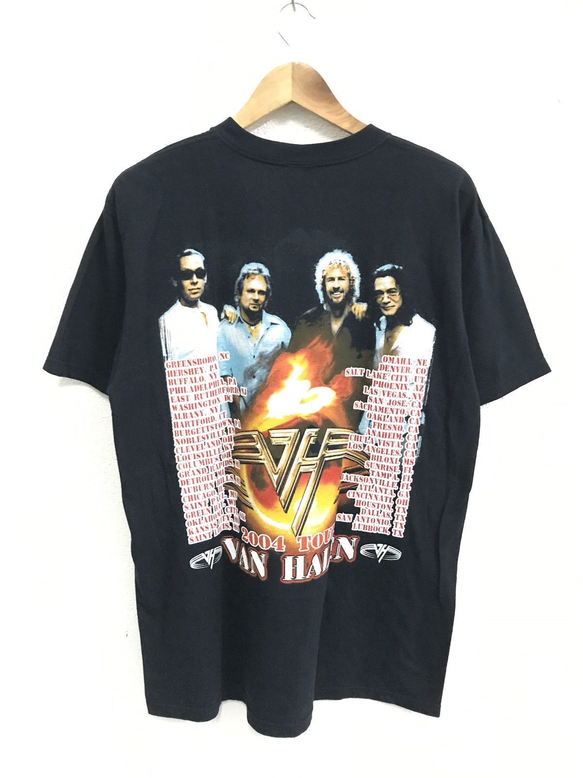 Anvil × Band Tees × Vintage Vintage early 00s Van Halen Line Up Tour ...
