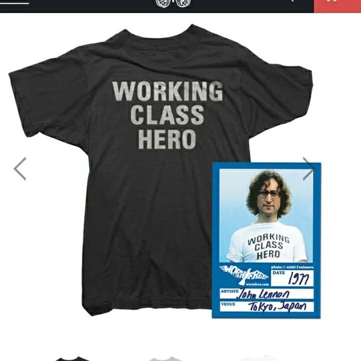 Band Tees As Worn By..John Lennon - Working Class Hero tshirt beatles | Grailed