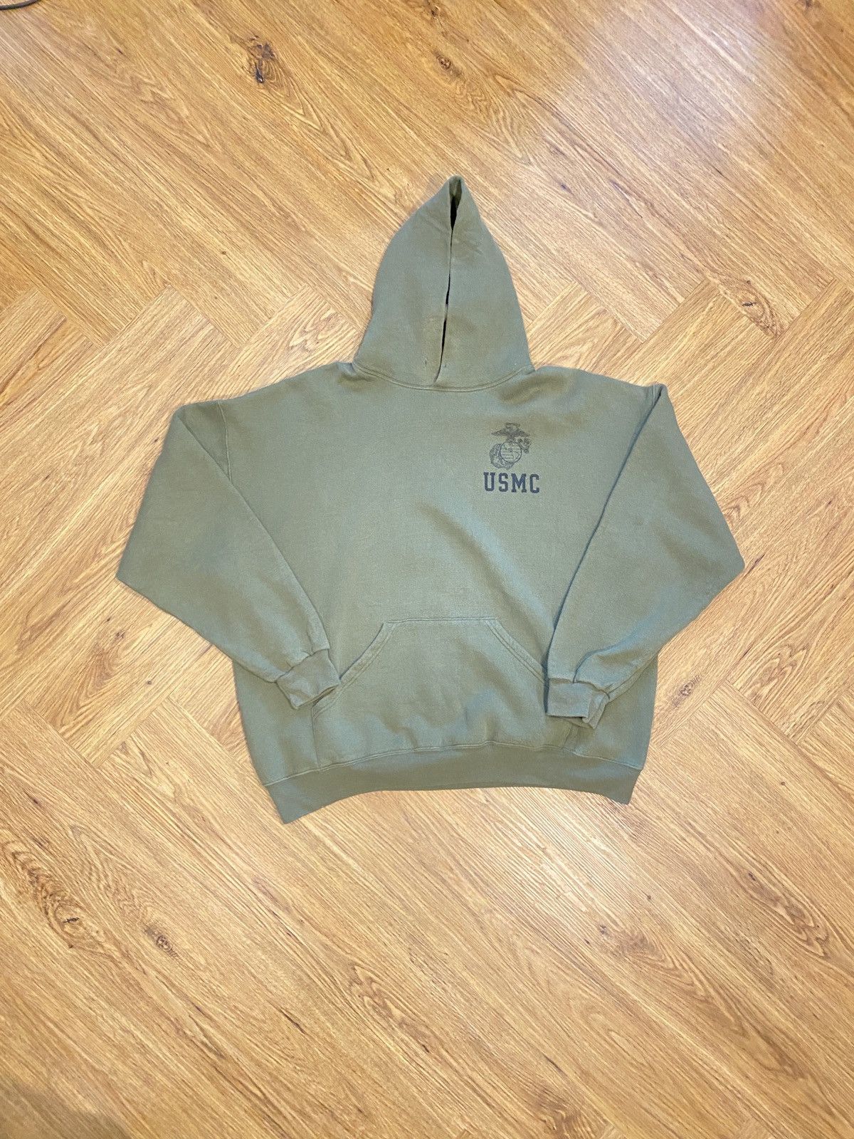 Vintage USMC hoodie Soffe Tag XL | Grailed