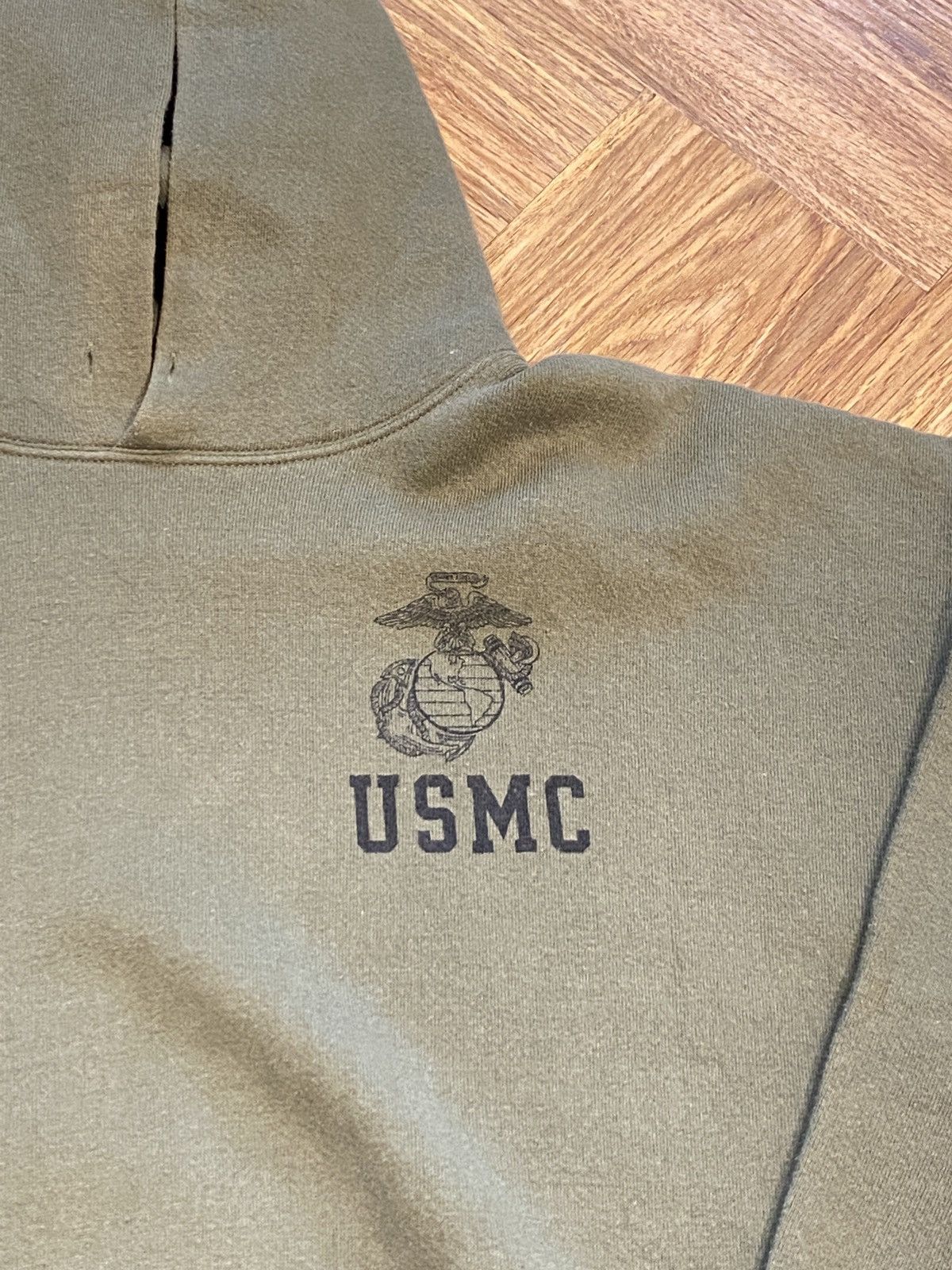 Vintage USMC hoodie Soffe Tag XL | Grailed