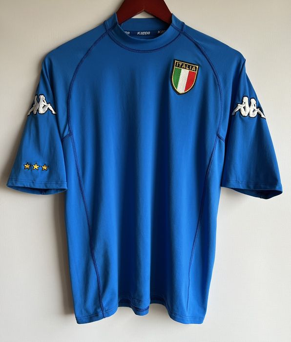 Vintage Vintage Kappa Italy National Team 2000 2001 2002 Home Shirt ...