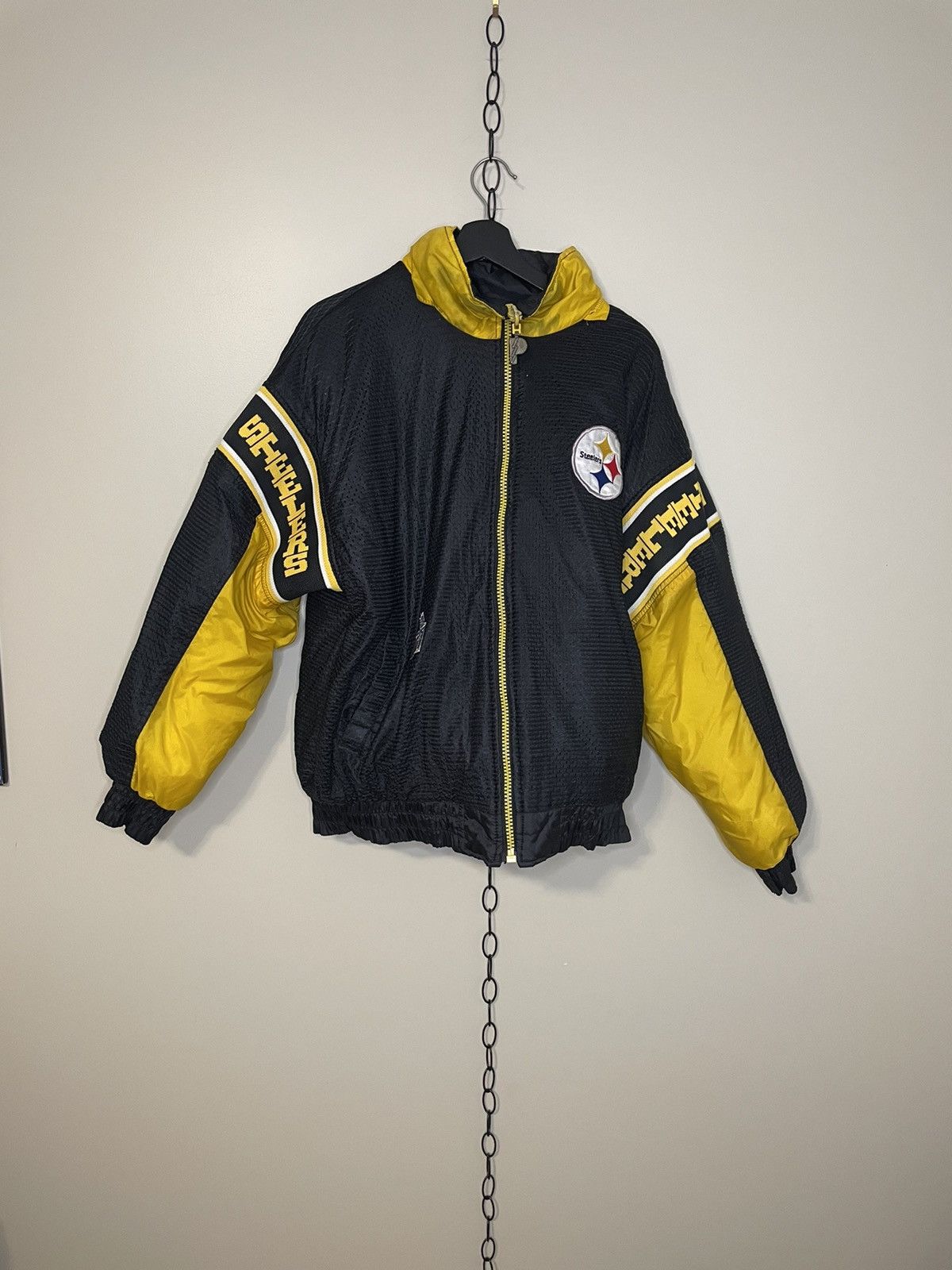 Vintage Vintage Pro Player NFL Pittsburgh Steelers Reversible Jacket ...