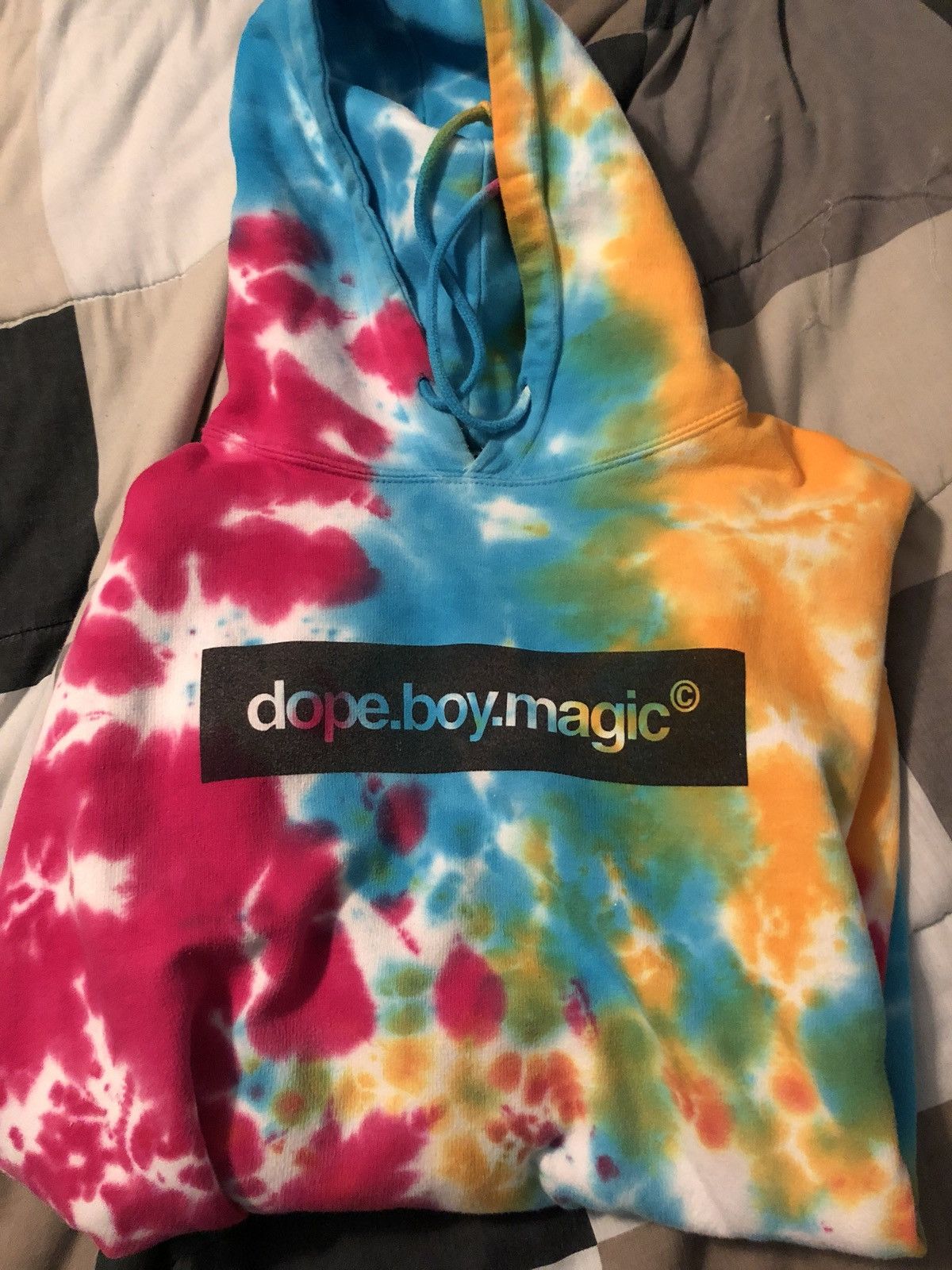 Dope.Boy.Magic Dbm Dope Boy Magic Tie Dye Hoodie Chance The Rapper ...