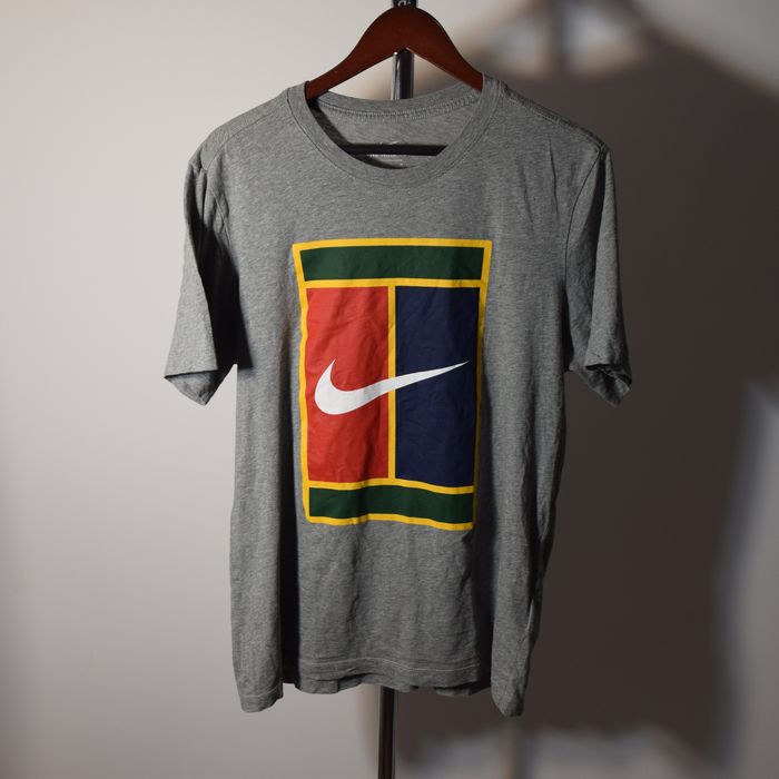 Nike TENNIS COURT CHALLENGE Nike Logo T-shirt XL ACG | Grailed
