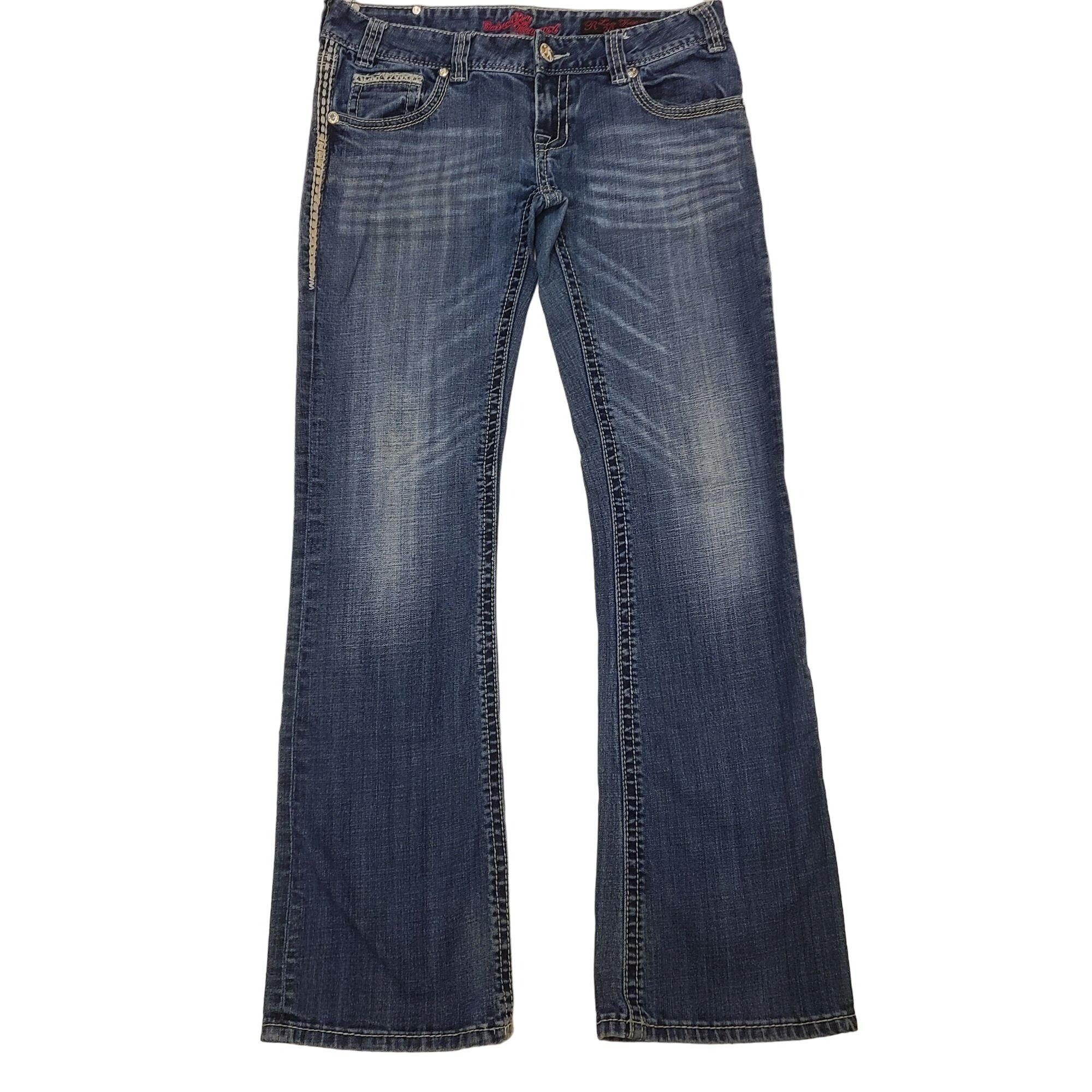 Other Rock And Roll Cowgirl Blue Jeans Low Rise 29X32 | Grailed