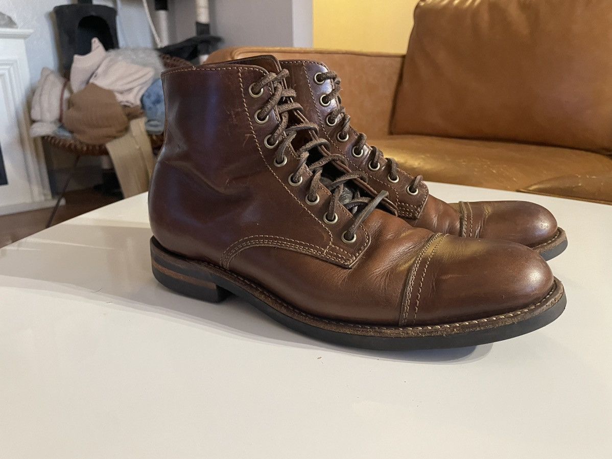Dayton Dayton Brown Pull-Up Cap-Toe Service Boot | Grailed