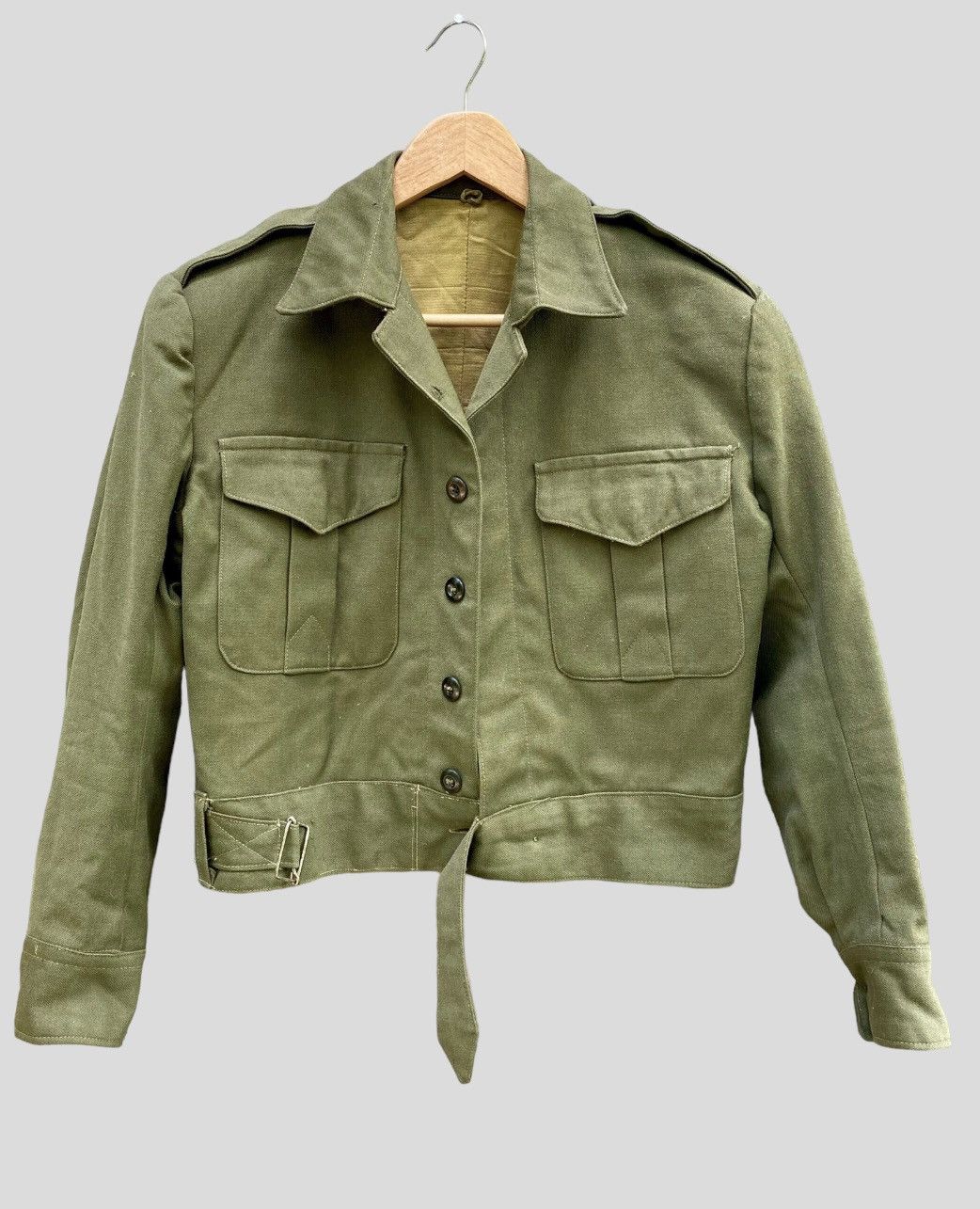 Military × Streetwear × Vintage 1970s Military Issue Jacket / Cropped ...