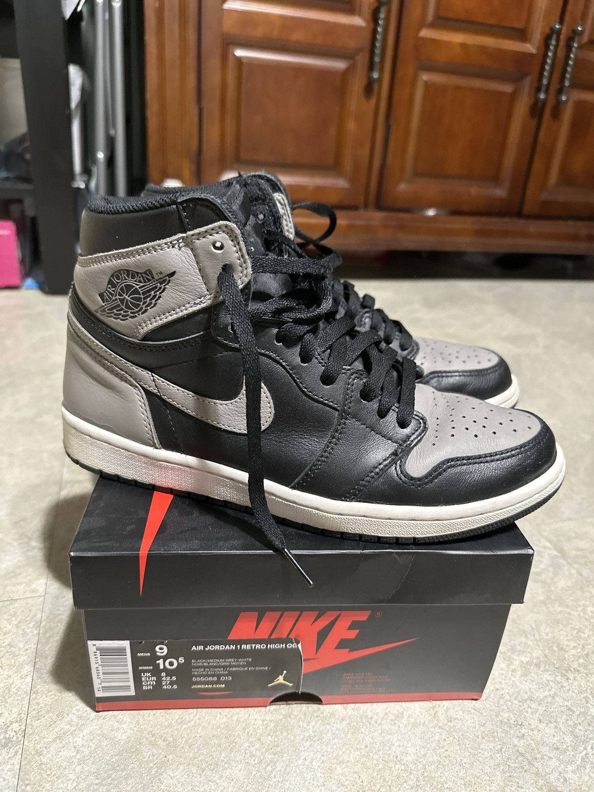 Jordan Brand × Nike Air jordan 1 high shadow | Grailed