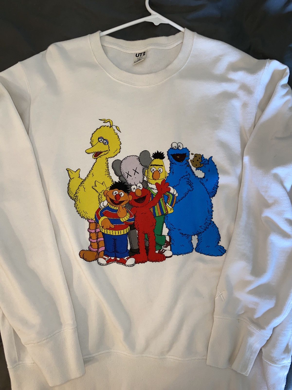 Kaws × Uniqlo Sesame Street Group #2 Crewneck | Grailed