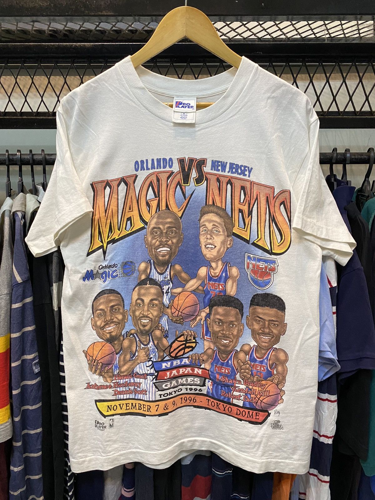 Vintage Vintage Orlando Magic vs New Jersey Nets 1996 NBA Raptees | Grailed