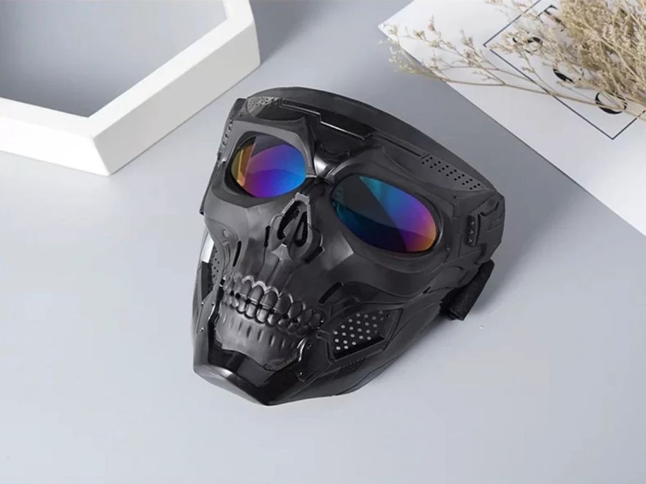 Streetwear Skull Facemask Sunglasses Skeleton Tactical Gear Punk Rock ...