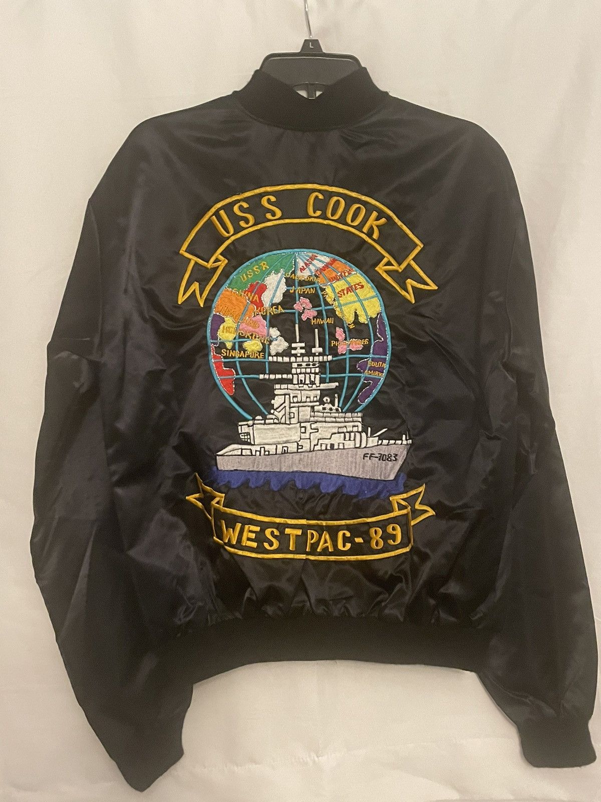 Made In Usa × Military AUTHENTIC REAL MILITARY ISSUE USS COOK BOMBER ...