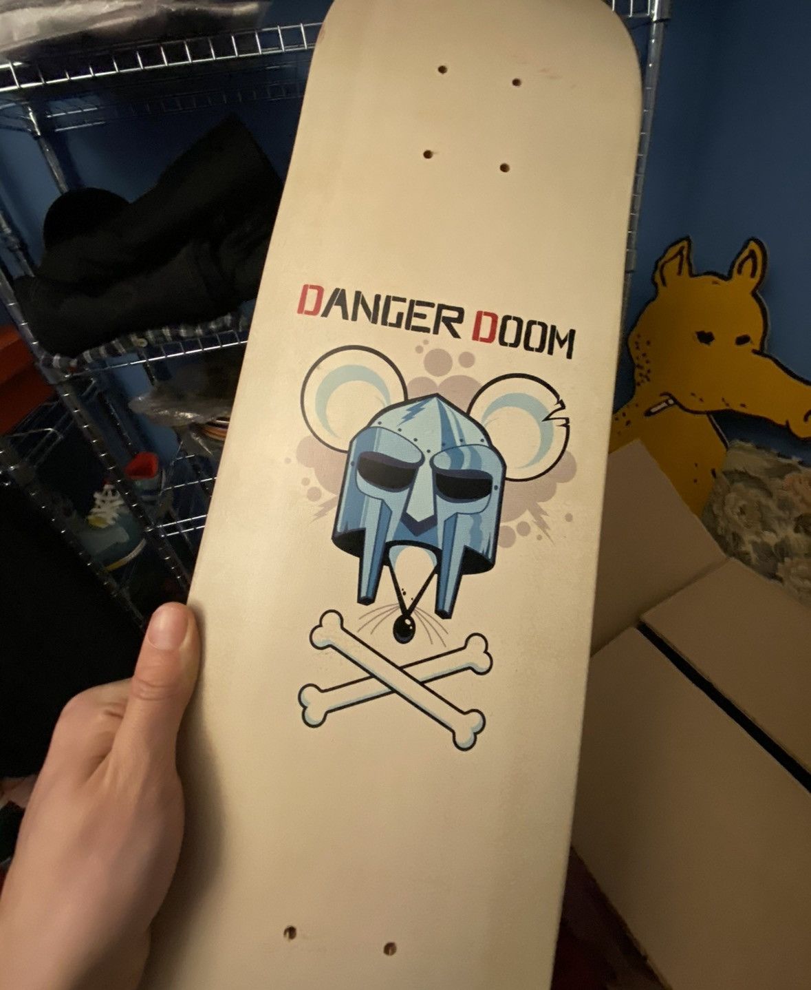 MF Doom MF Doom "Danger Doom" skateboard | Grailed