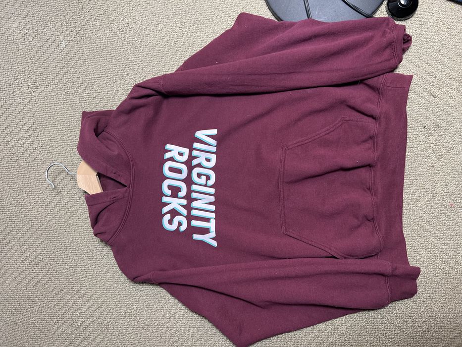 Daniel Arsham Authentic Crimson virgin rocks sweater with upside down ...