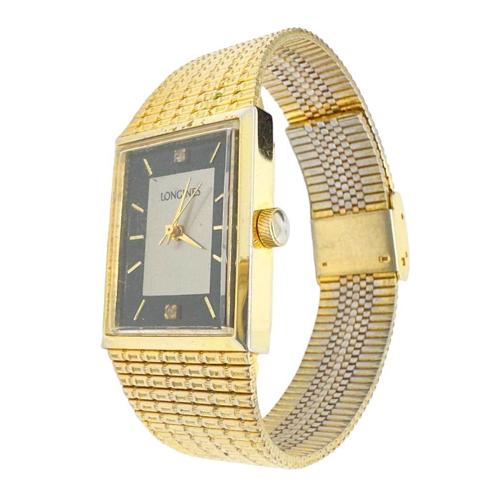Longines Longines Women's Wristwatch Manual Wind Analog Rectangular D ...