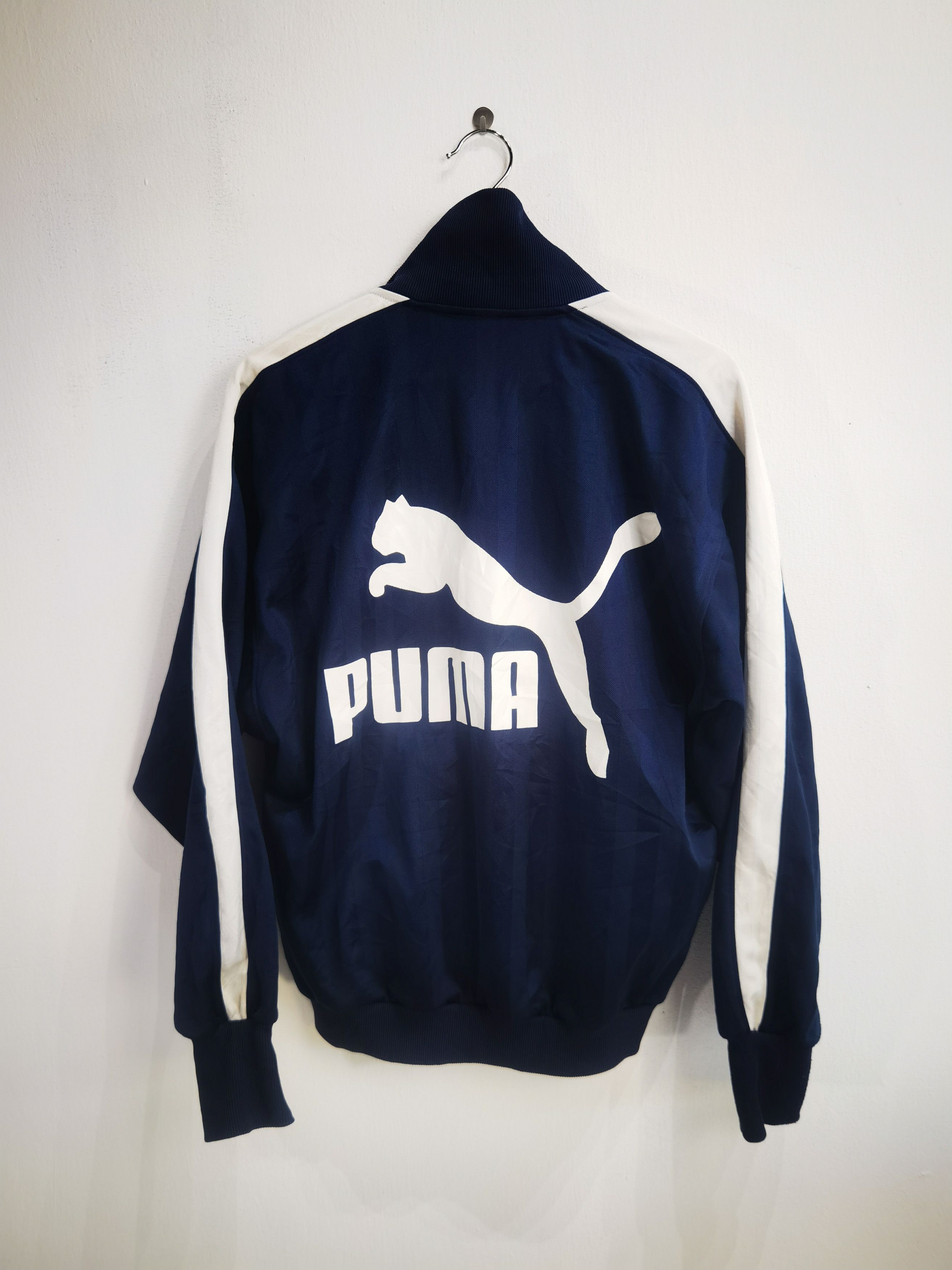 Puma × Vintage Vintage Big Logo Puma Track top made in japan | Grailed