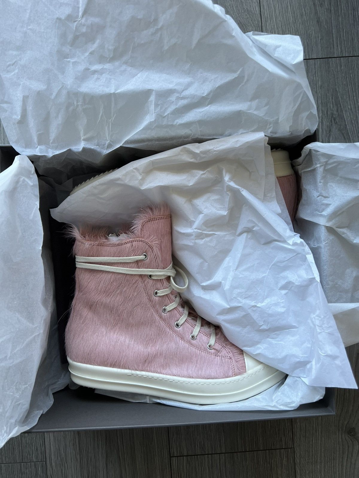 Rick Owens Rick Owens Ramones Pink Fur | Grailed