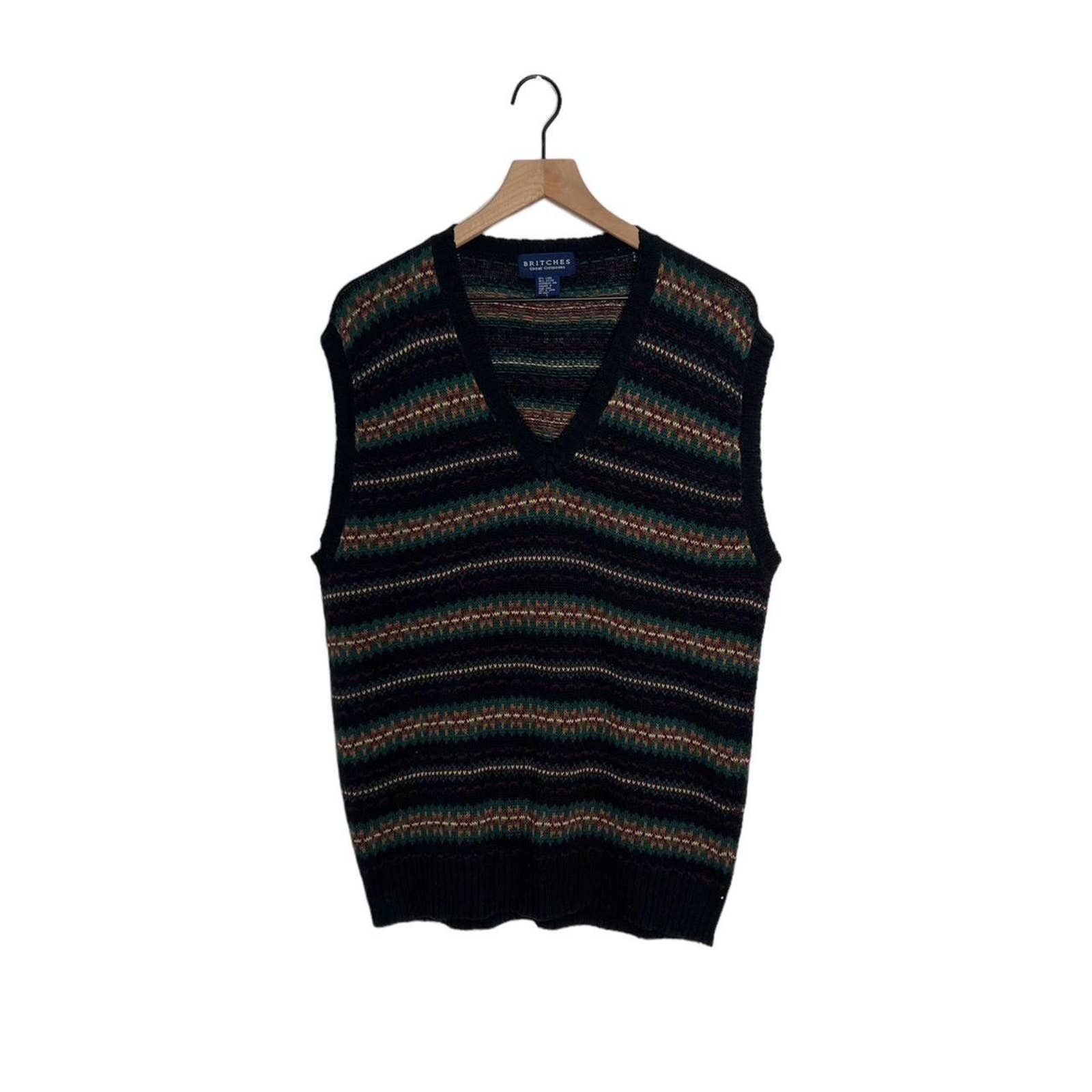 Streetwear × Vintage Britches Vintage 90s Britches Sweater Vest | Grailed