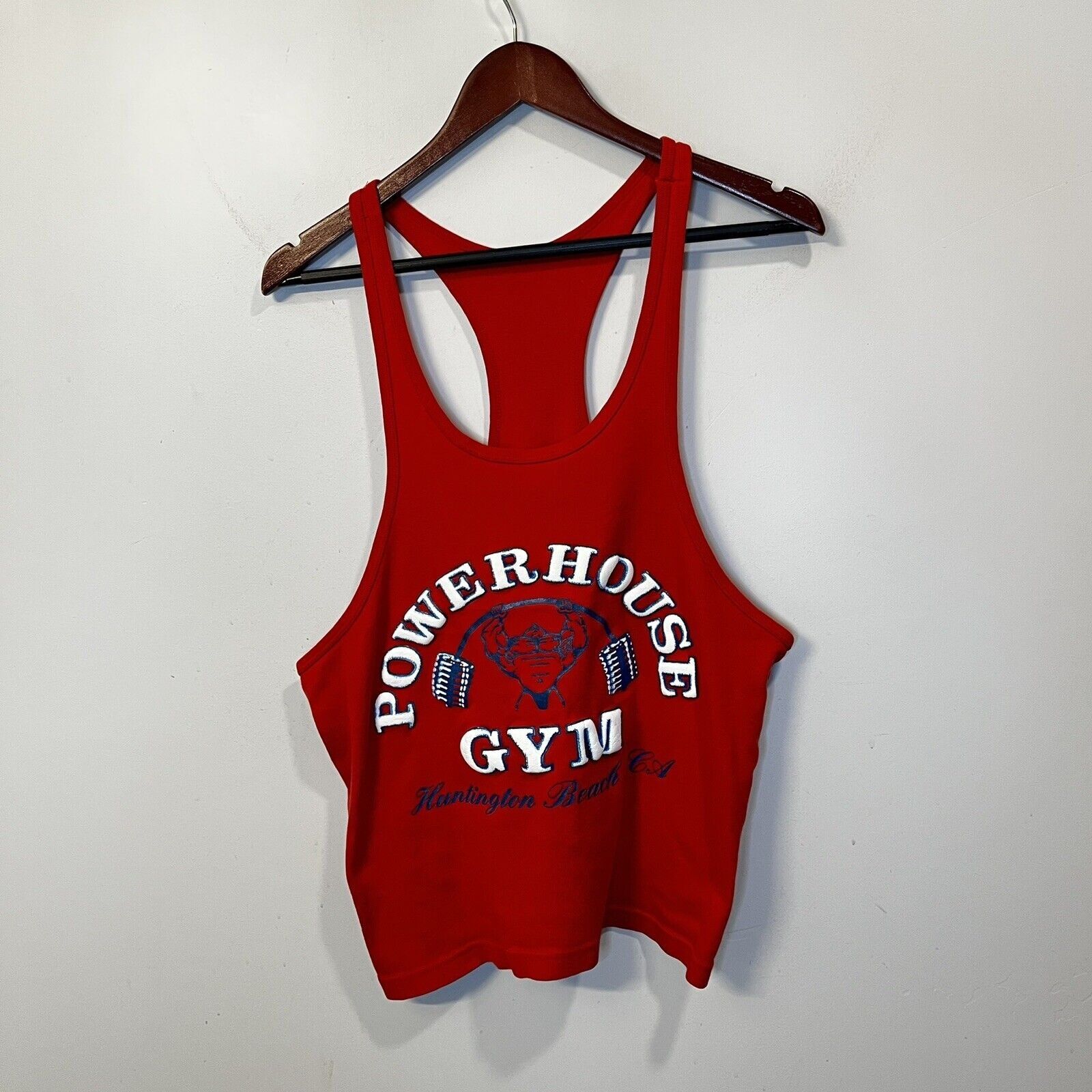 Vintage VTG 90s Powerhouse Gym Tank Top S Shirt Stringer Lifting | Grailed