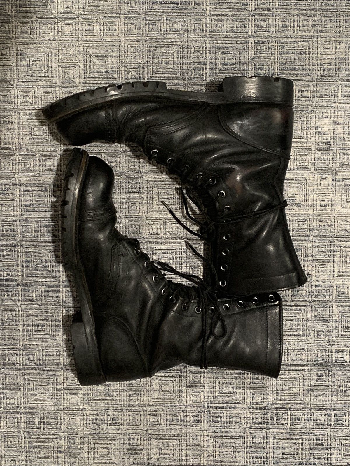 Combat Boots × Vintage Vintage 975 Military Combat Boots | Grailed