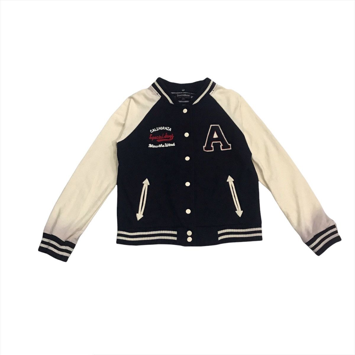 Varsity Sorridere Button On Varsity Jacket | Grailed