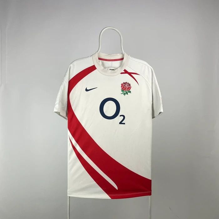 England Rugby League × Nike × Vintage Nike England rugby jersey T-shirt ...