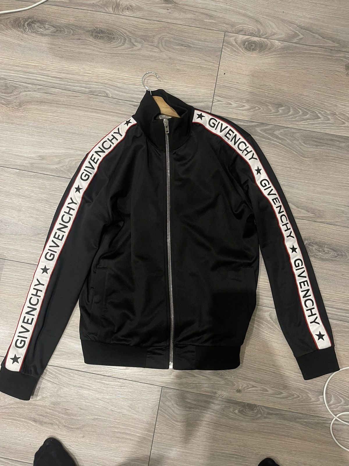 Givenchy Givenchy Rubber Logo track jacket | Grailed