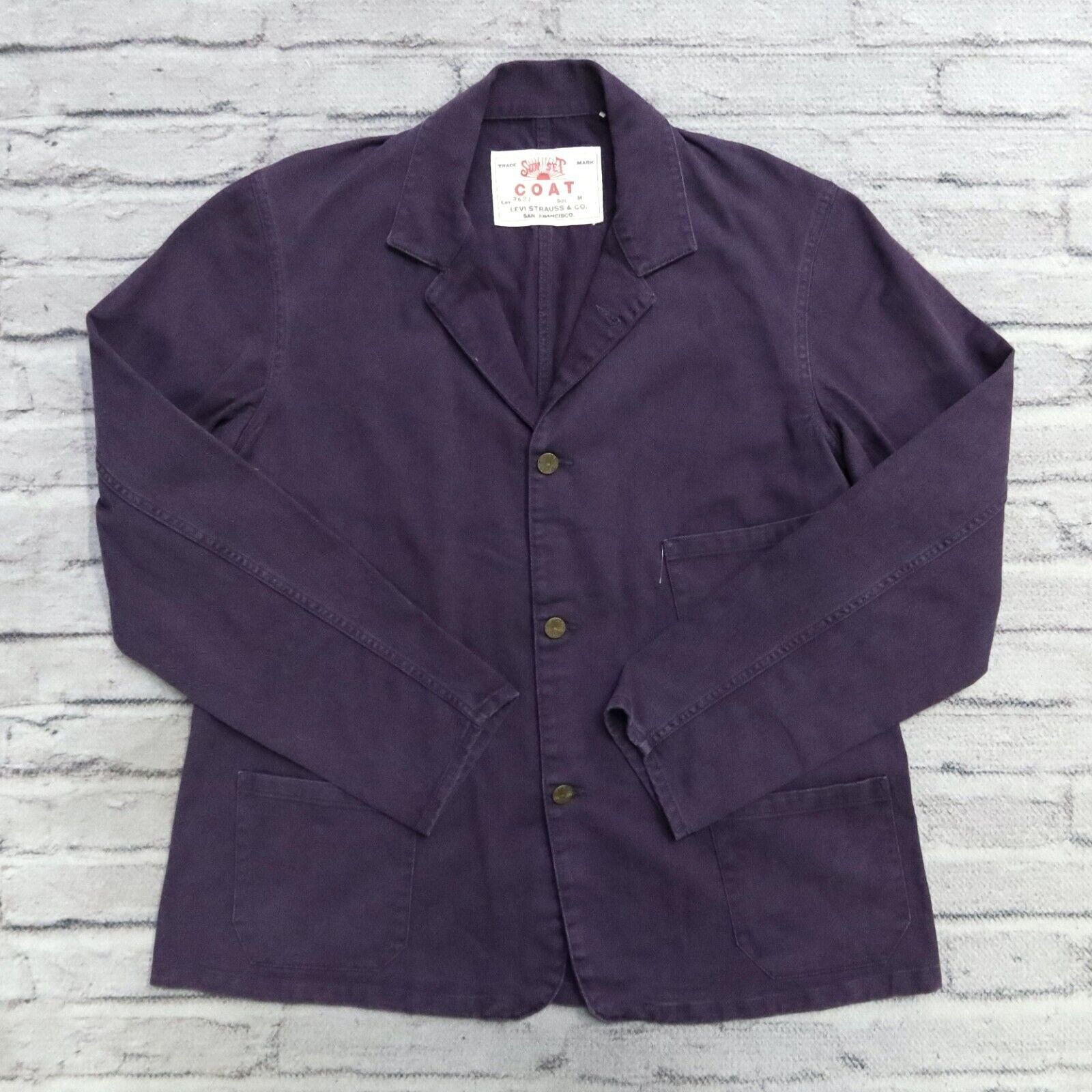 Levi's 1920s Levis Vintage Clothing LVC Sunset Coat Jacket Size M ...