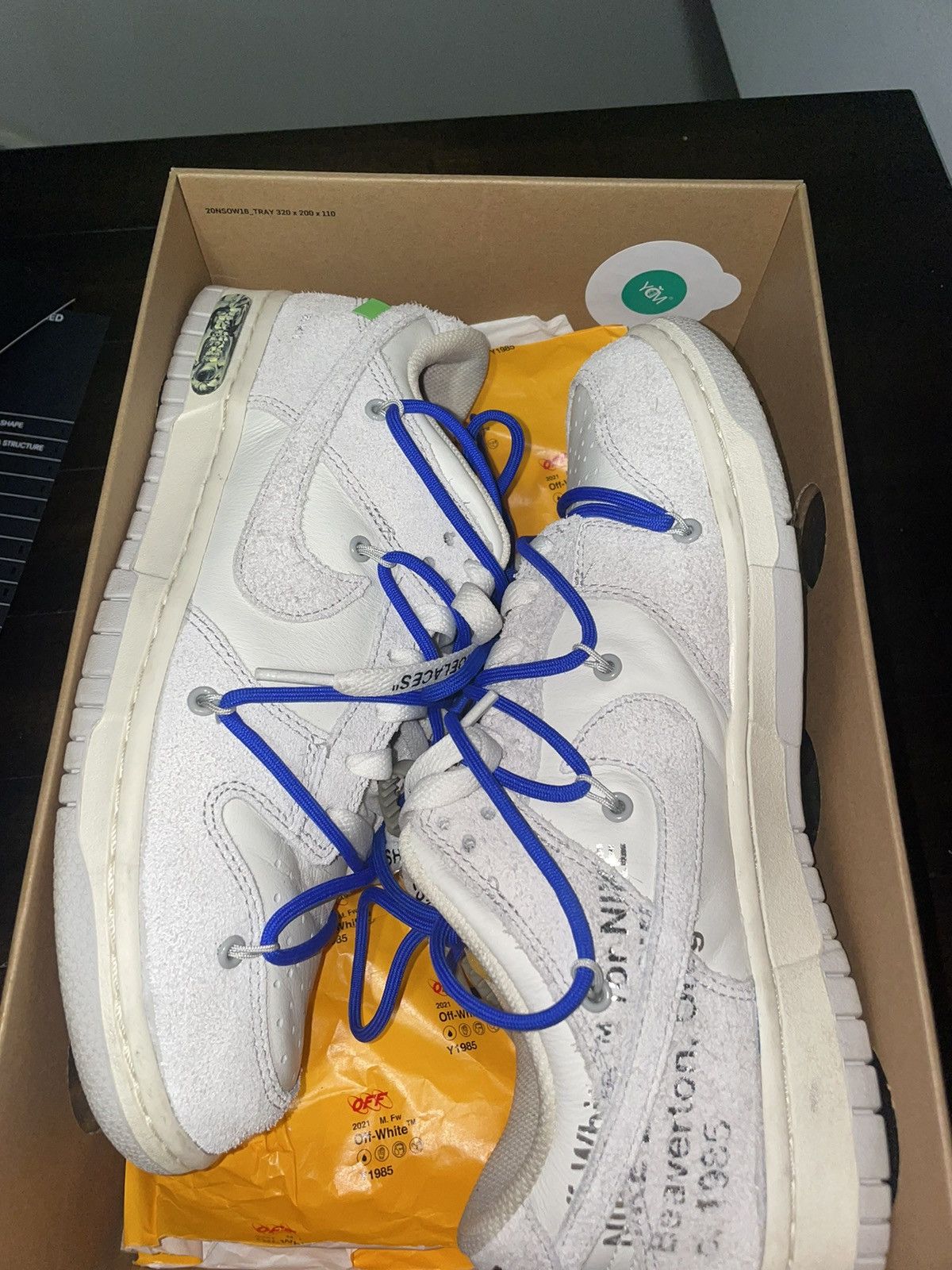 Nike × Off-White Off-White x Dunk Low Lot 32 of 50 | Grailed