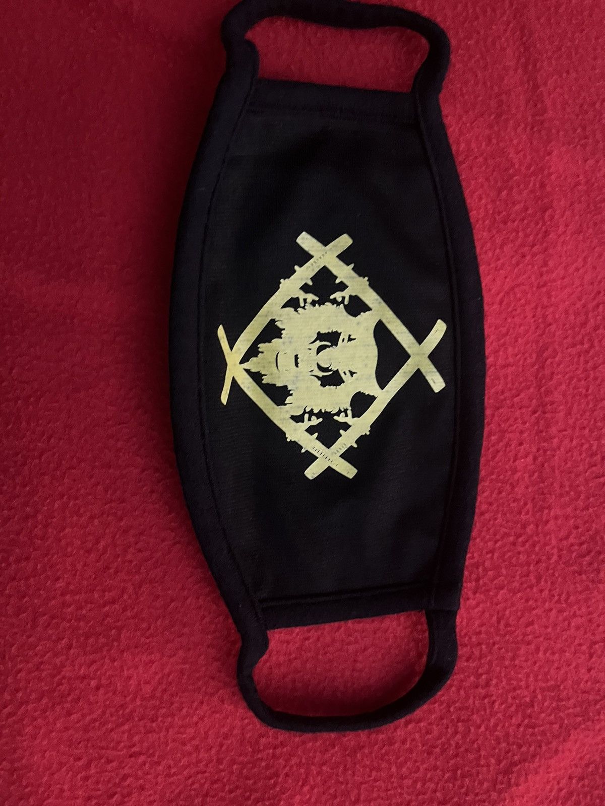 Xavier Wulf / Hollow Squad Xavier Wulf Hollow Squad face mask yellow ...