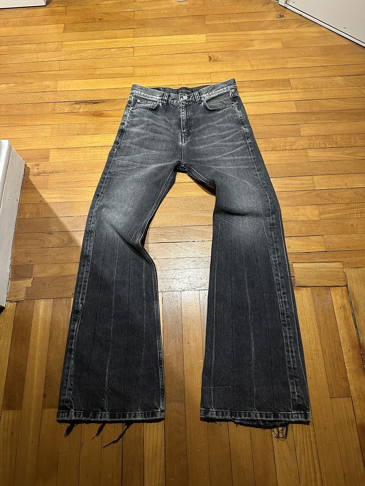 Balenciaga ‘GRAIL’ Fall 22 “The lost Tape” Flared Denim Jeans | Grailed