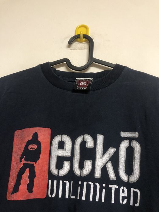 Vintage Echo Unlimited archive multi big logo vintage tee 90s | Grailed