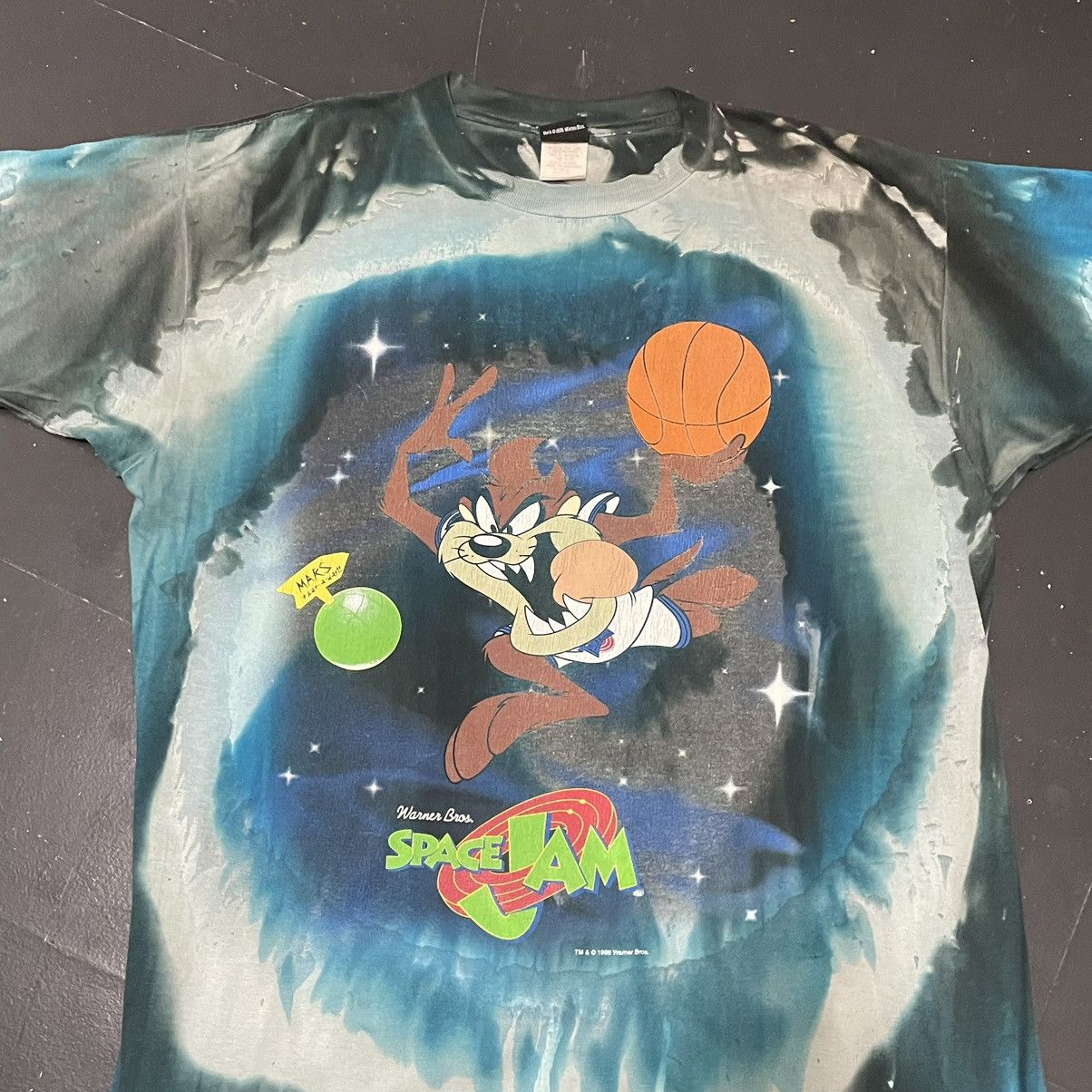 Vintage 1996 Space Jam Taz Devil Mars Vintage graphic movie promo | Grailed