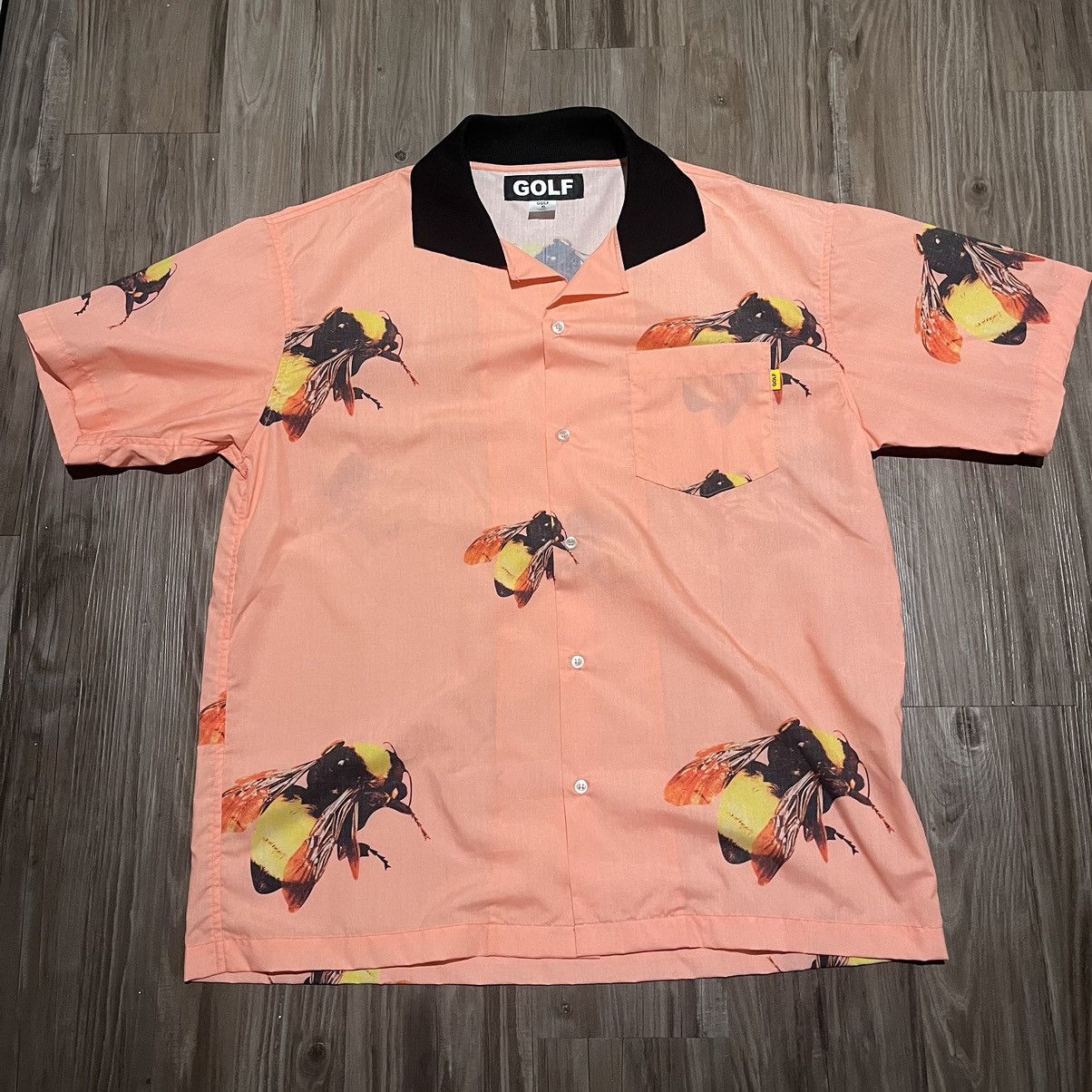 Golf Wang × Golf le Fleur × Tyler The Creator Golf Wang Pink Bee Button ...