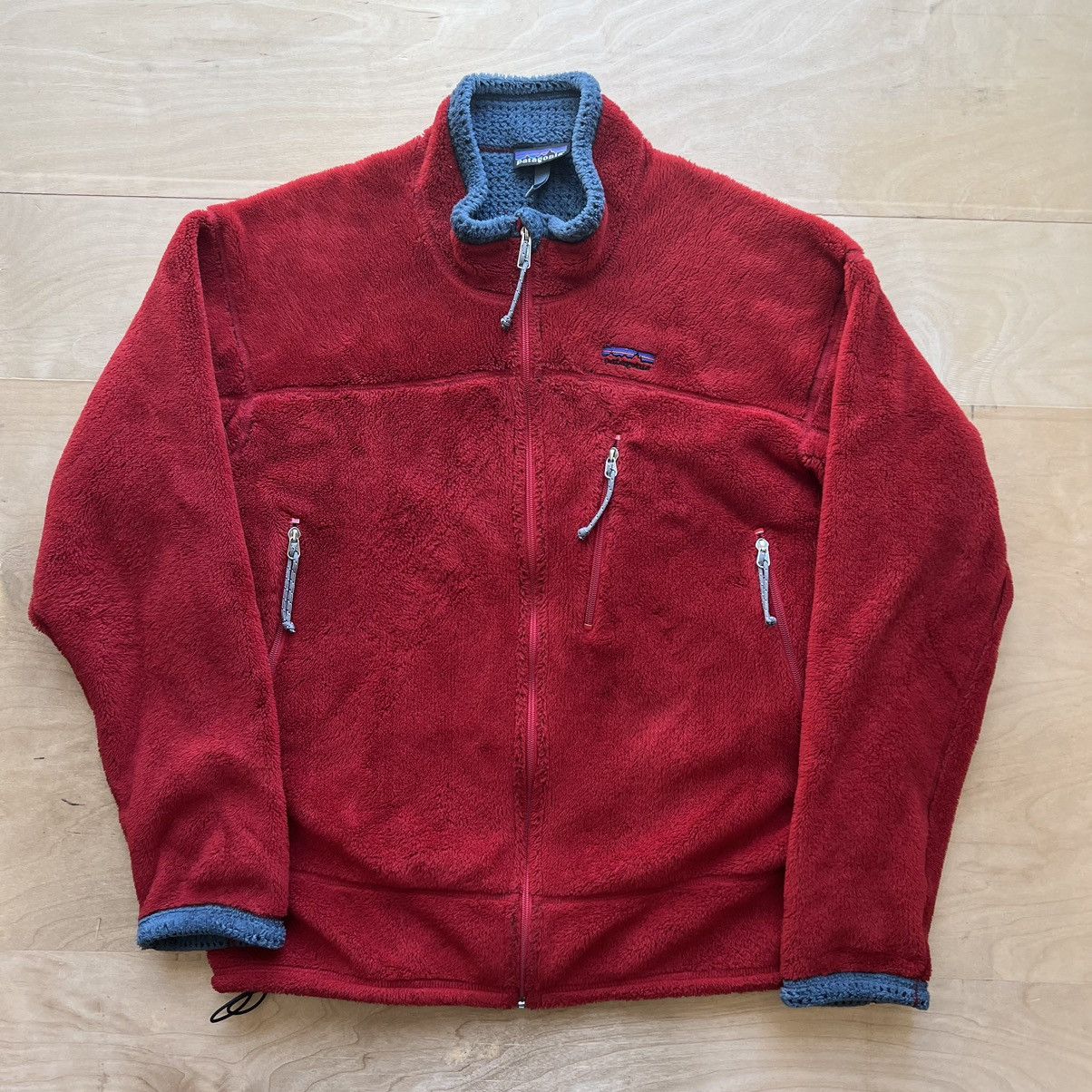 Patagonia × Vintage Patagonia R4 Jacket Red Regulator Fleece Deep Pile ...