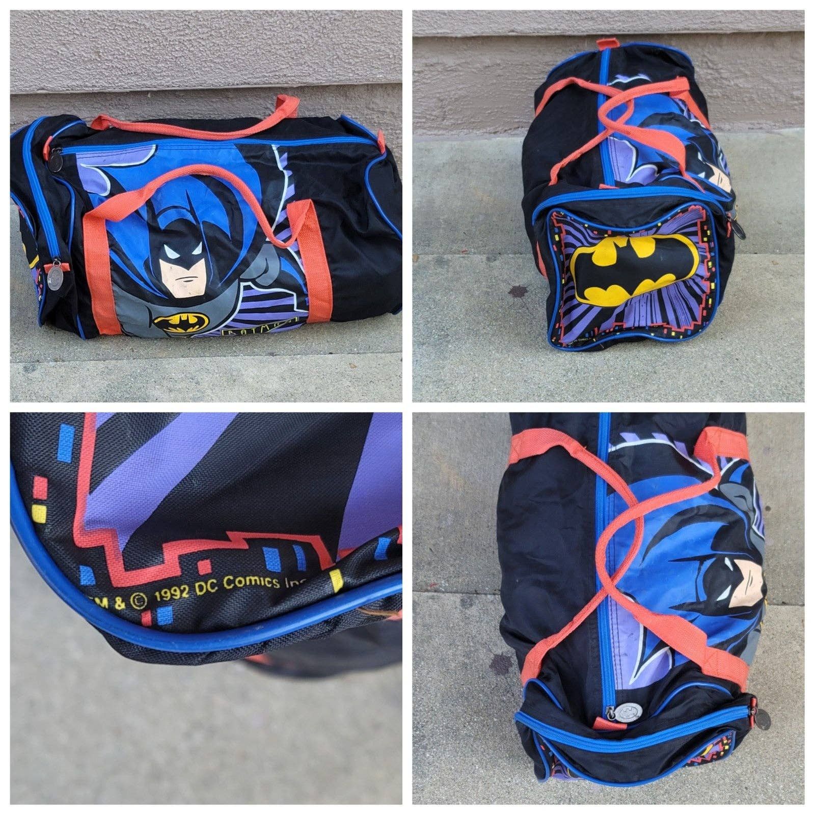 Dc Comics Vtg 1992 DC Comics Batman Duffle Bag | Grailed