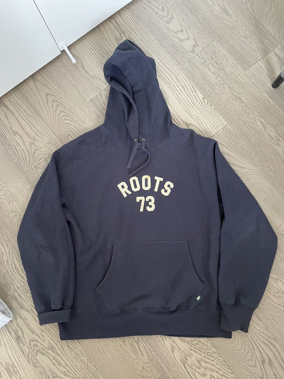 Roots Vintage Navy Roots 73 Hoodie | Grailed