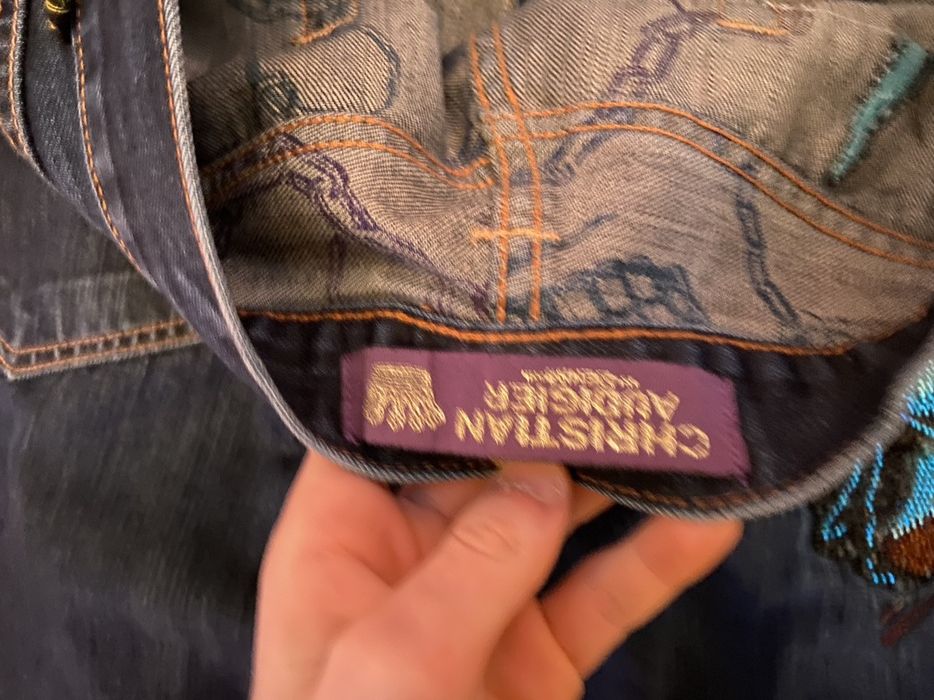 Christian Audigier Ed hardy Statue of Liberty pants | Grailed