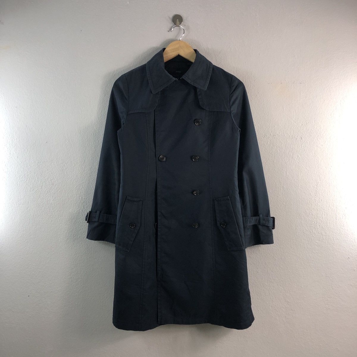 Designer Ined Japan Trench Coat style Overcoat Long Jacket | Grailed
