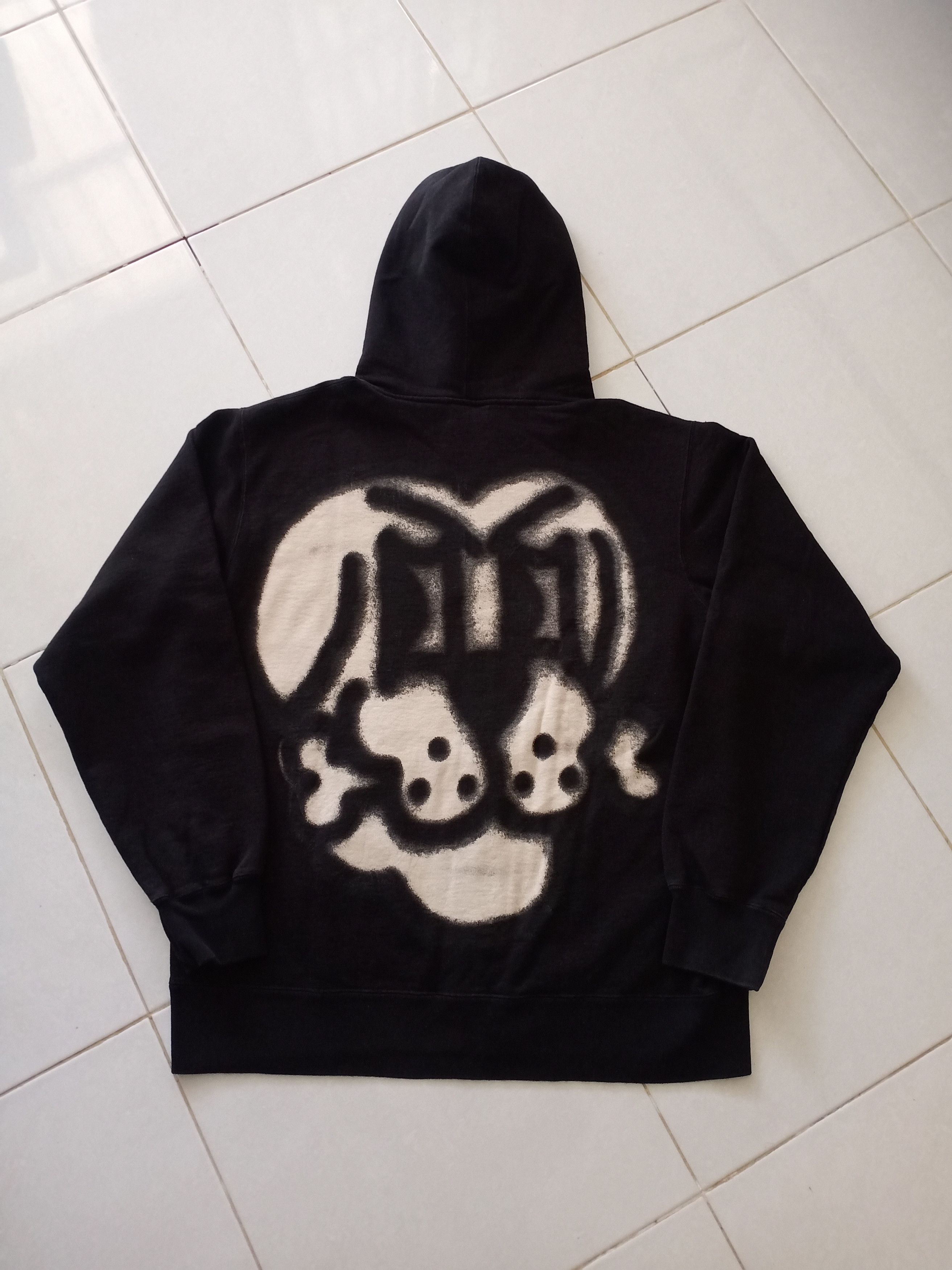 Supreme Supreme Bone Zip Up Hoodie | Grailed
