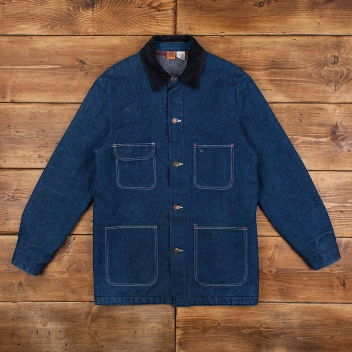 Wrangler Vintage Wrangler Big Ben Jacket M USA 80s Blanket Lined Denim Chore Coat R27294 | Grailed