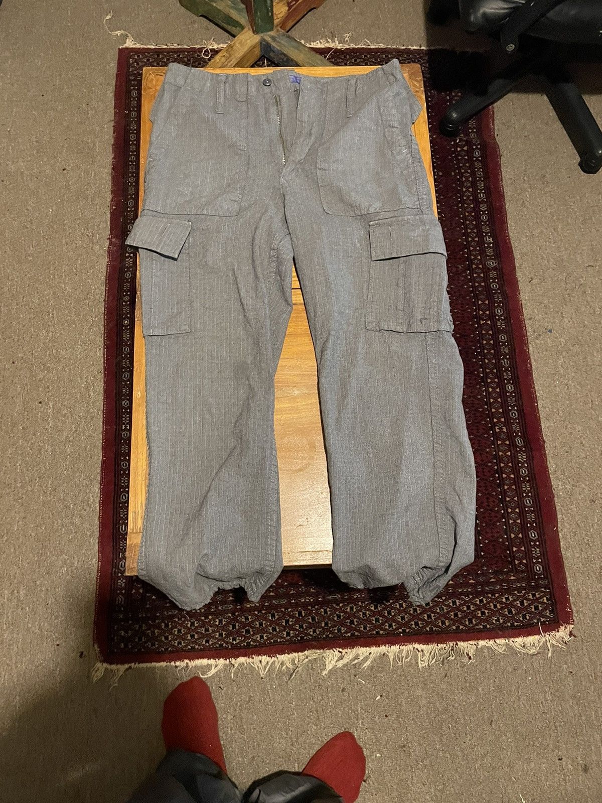 Comme des Garcons × Junya Watanabe Junya Watanabe CDG pin stripped ...