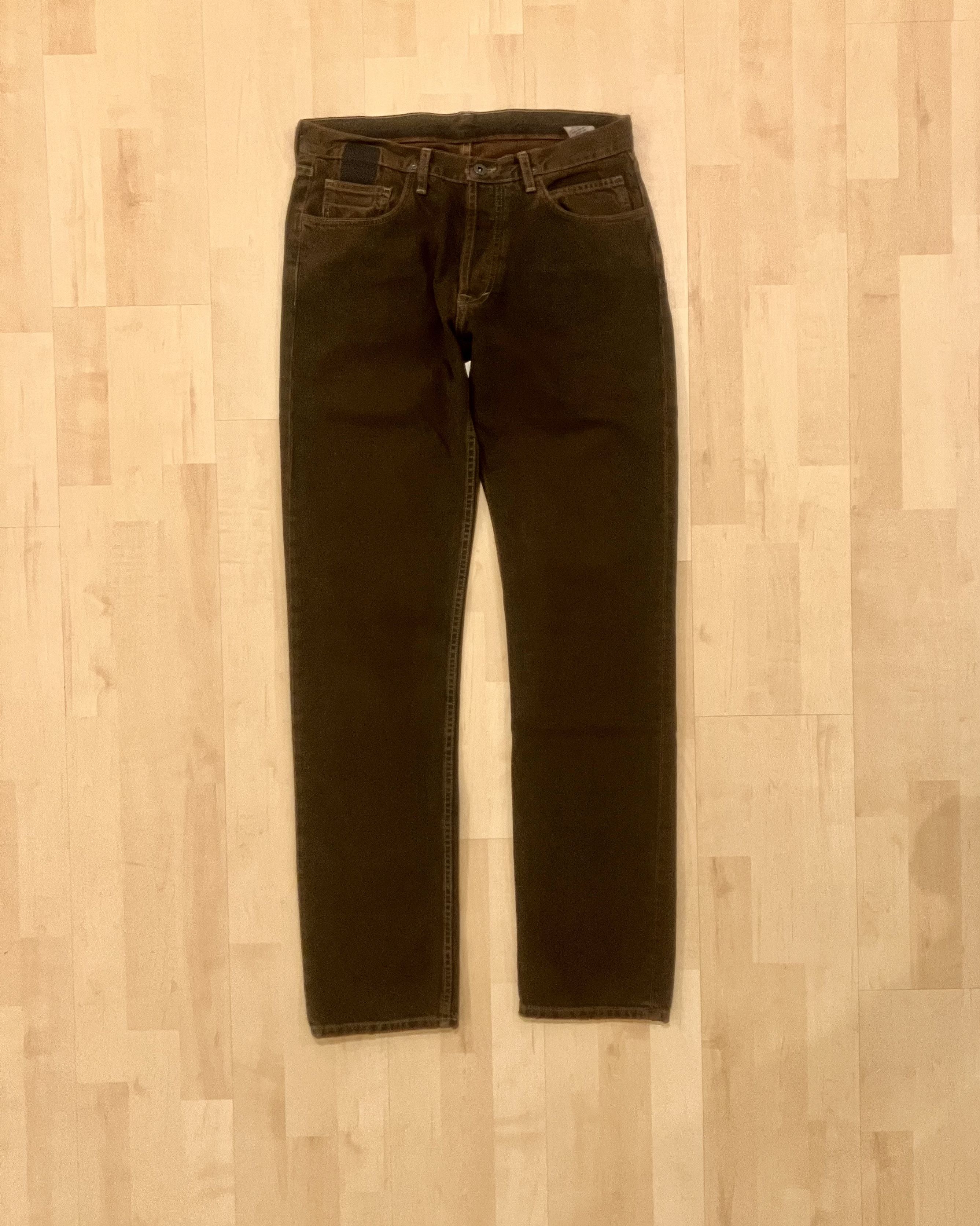 Rick Owens Rick Owens SLAB Mud Brown Denim | Grailed