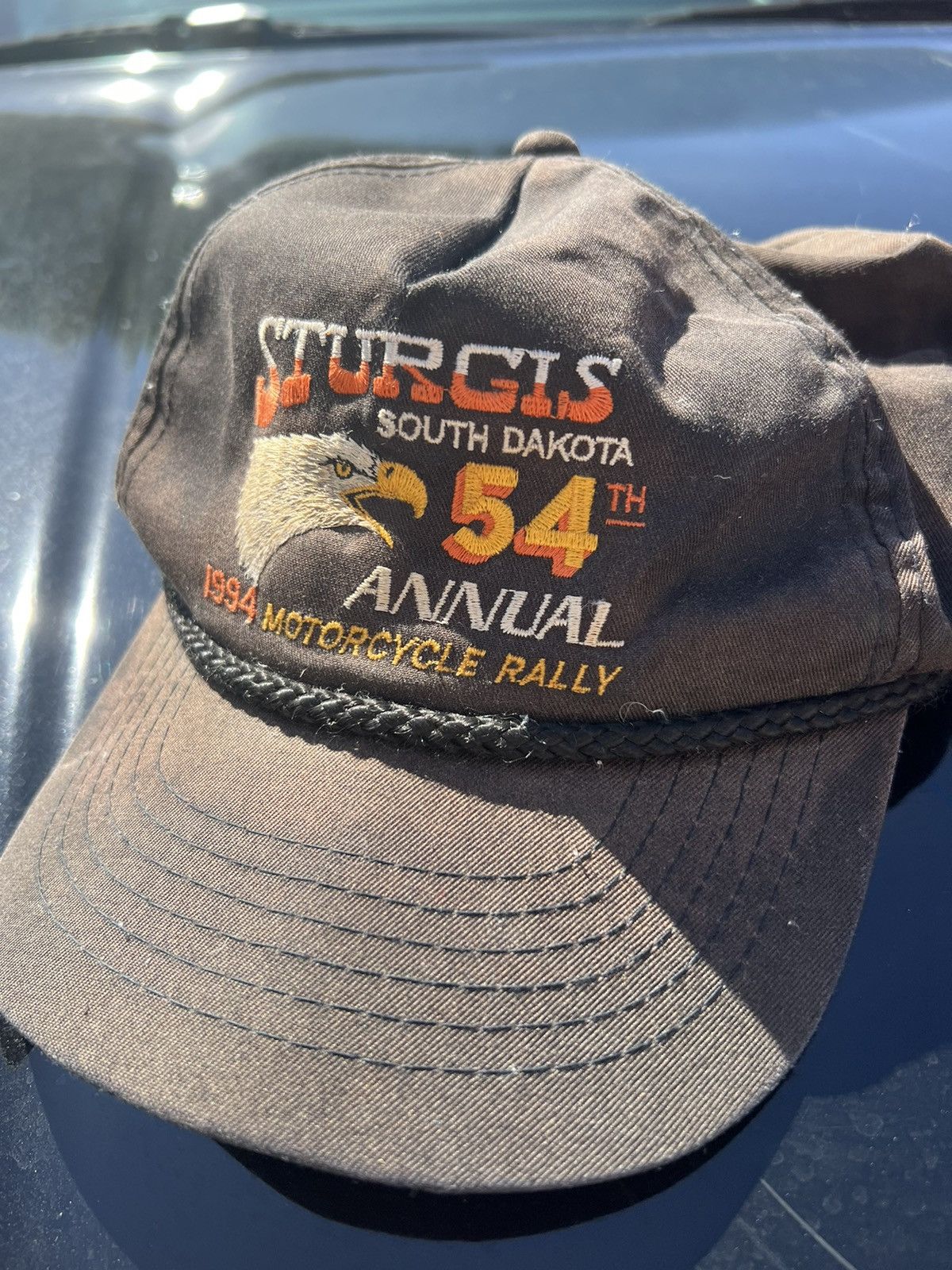 Vintage 1994 Vintage Sturgis motorcycle rally SnapBack hat | Grailed