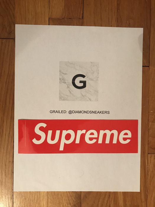 Supreme SUPREME RED BOX LOGO STICKER | Grailed
