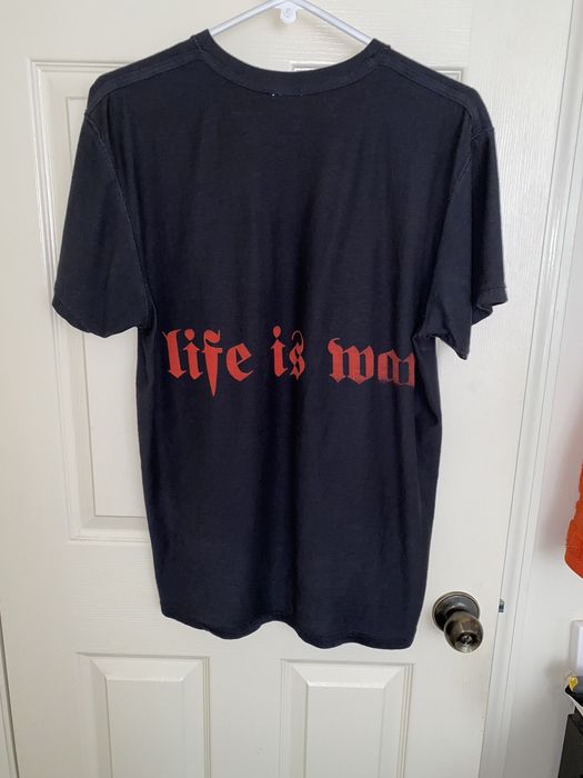 Playboi Carti Mitch Modes Life Is War Sad Mickey Mouse Tee | Grailed